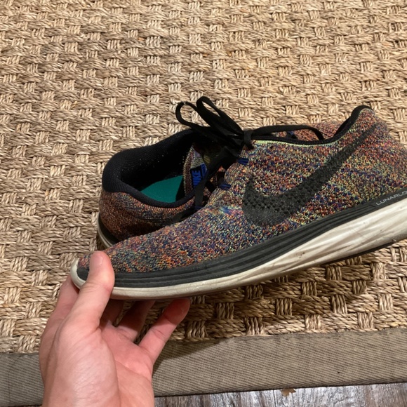 Nike | Shoes | Skittles Rainbow Nike Flyknit Lunarlon Pride | Poshmark